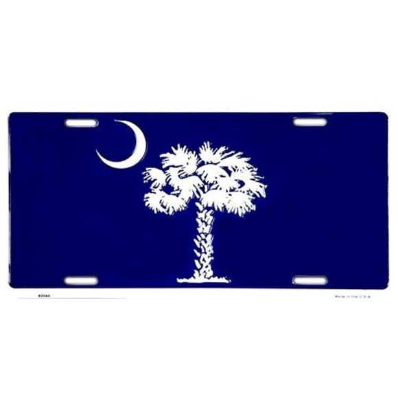 Signs4Fun | Accents | South Carolina Blue Palmetto License Plate | Poshmark